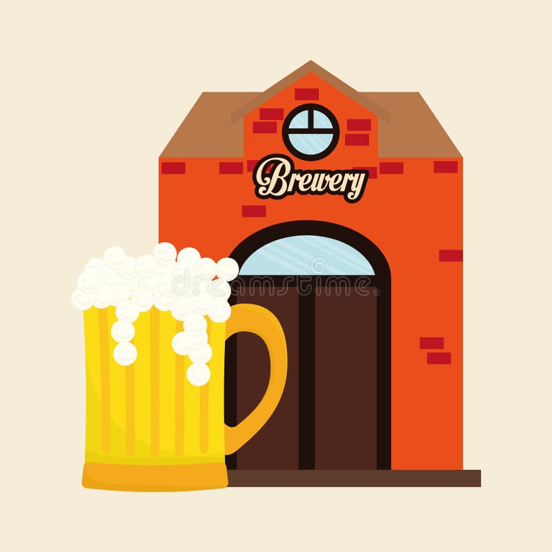 Beer Design. Brewery Icon. Beverage Concept, Vector Illustration Stock ...