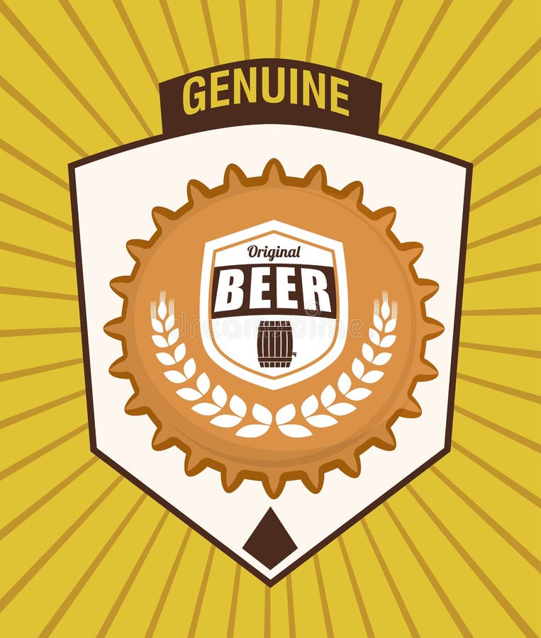 Beer design stock vector. Illustration of fresh, restaurant - 59062385