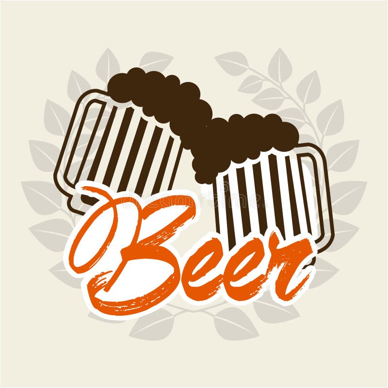Beer design stock vector. Illustration of graphic, design - 46658362
