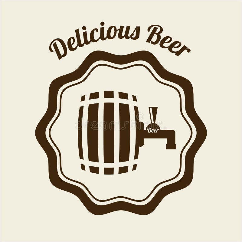 Beer design stock vector. Illustration of beer, poster - 46658368