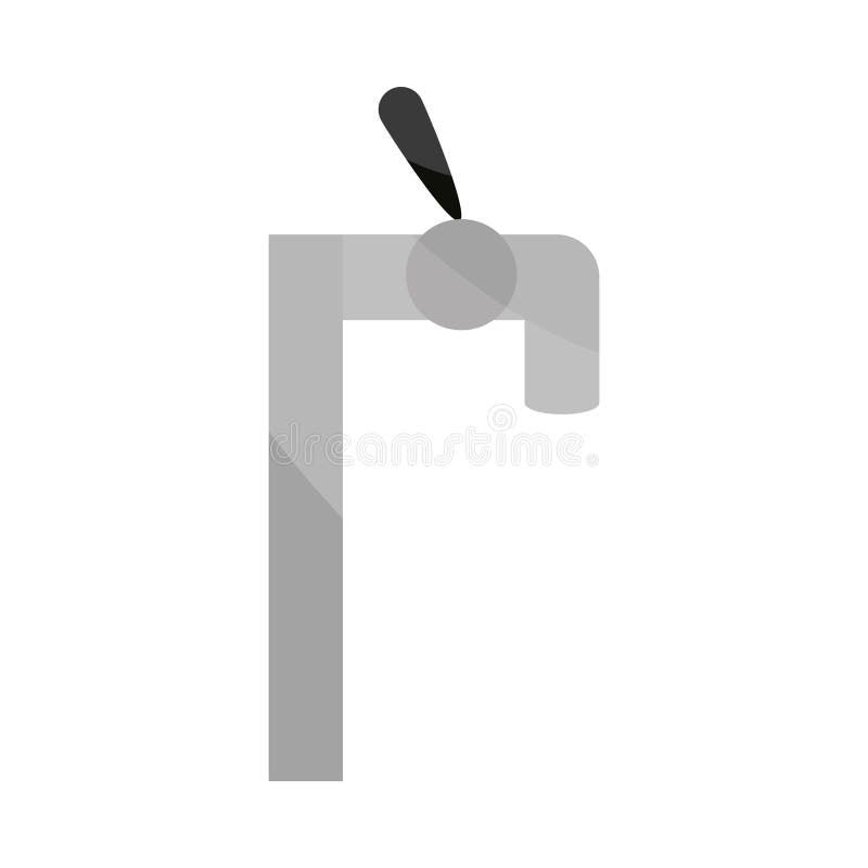 Beer Dispenser Alcohol Tap Handle Drink Flat Icon Design Stock Vector ...