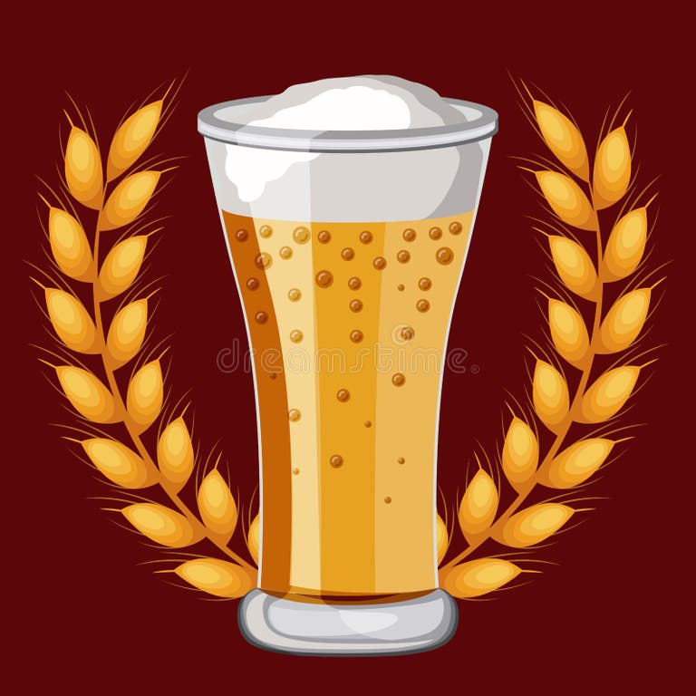 Beer Drink Fresh Isolated Icon Stock Vector - Illustration of freshness ...