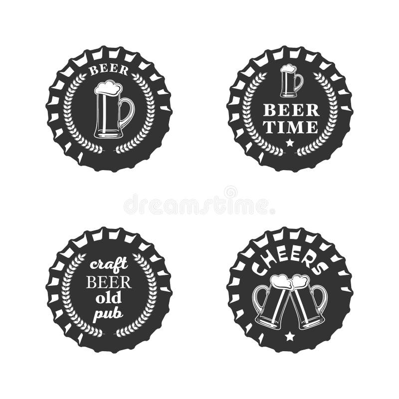 Craft beer emblem stock vector. Illustration of craft - 191778285