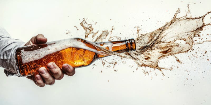 Beer Explosion stock photo. Image of party, bottle, beer - 364291840