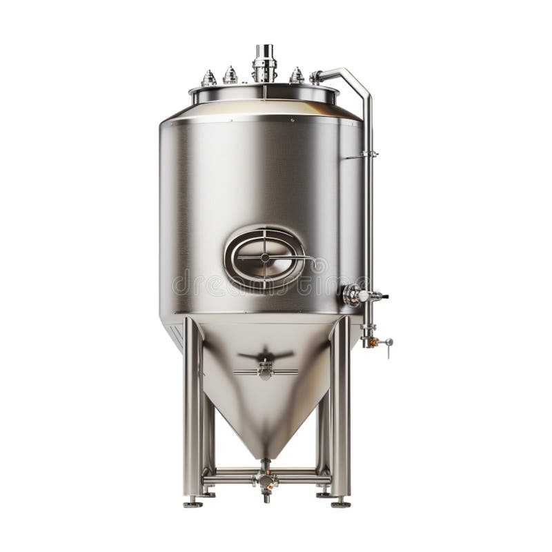 Beer Fermenter Tank on Transparent Background - Ai Generated Stock ...