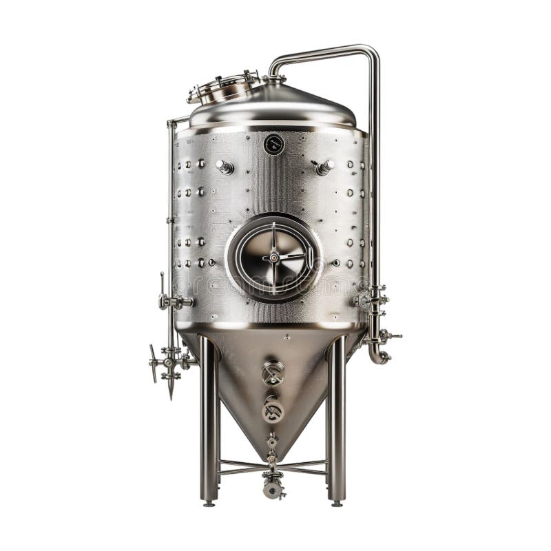 Beer Fermenter Tank on Transparent Background - Ai Generated Stock ...