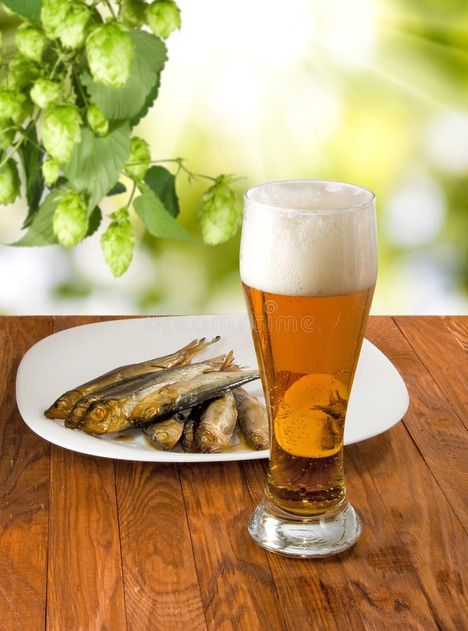 Beer and Fish Image Closeup Stock Image - Image of fish, alcohol: 78603369