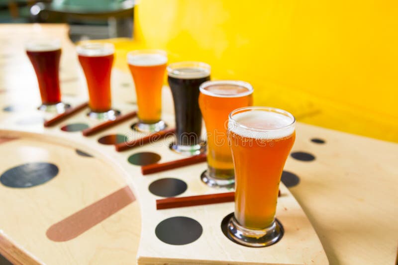 Beer flight stock photo. Image of fest, glass, drink - 44121866