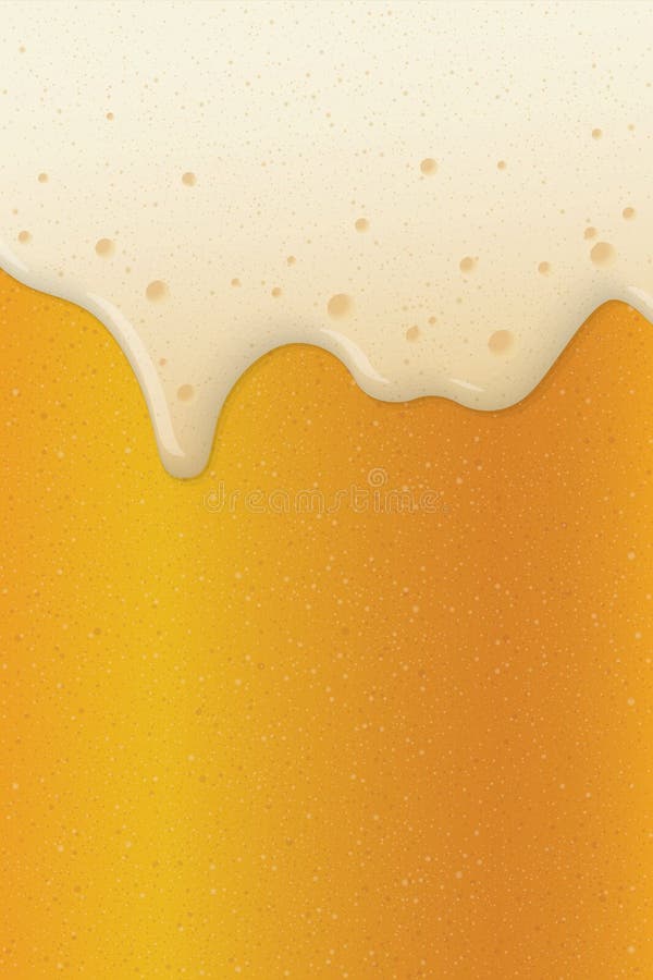 Beer Form Overflowing from the Mug Full of Beer Vertical Background ...