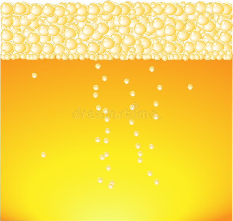 Beer Froth Background (Vector) Stock Vector - Illustration of brew ...
