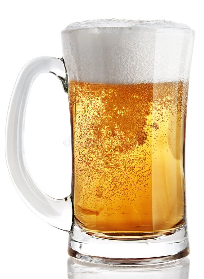 Beer in glass stock photo. Image of lager, single, beer - 11720026