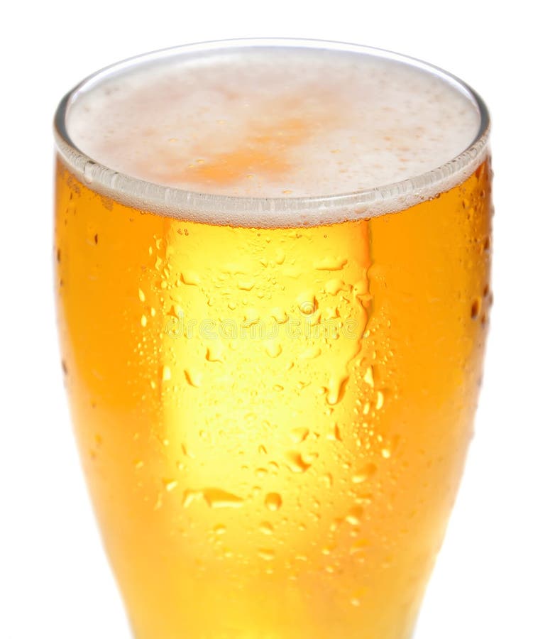 Beer being pour on a glass stock image. Image of beer - 9322645