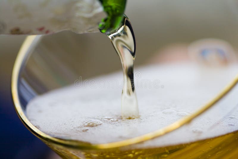 Beer glass stock image. Image of recreation, pour, bubble - 4884599