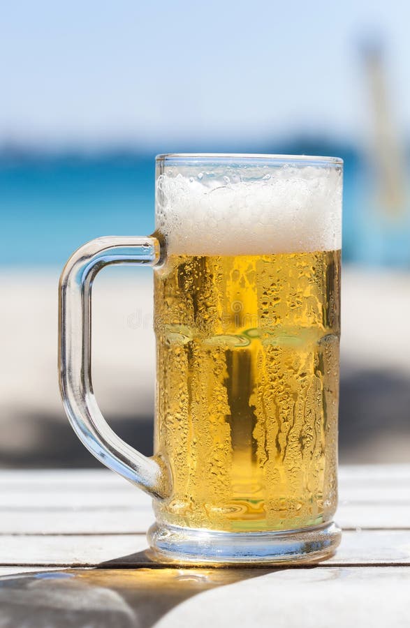 Beer in glass stock photo. Image of bubble, boracay, froth - 41617660