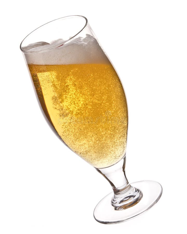 Beer being pour on a glass stock image. Image of beer - 9322645