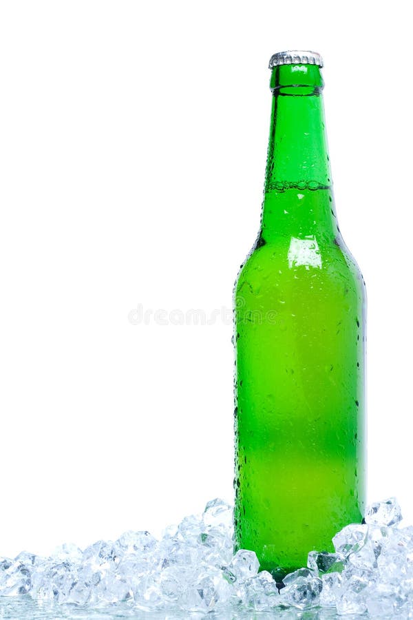 Beer in ice stock photo. Image of alcohol, beer, glass - 14013652
