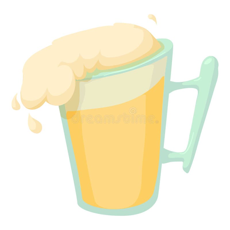 Beer icon, cartoon style stock illustration. Illustration of logo ...