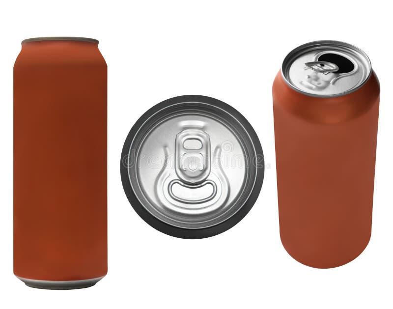 Beer Iron Can, on a White Background in Isolation Stock Illustration ...