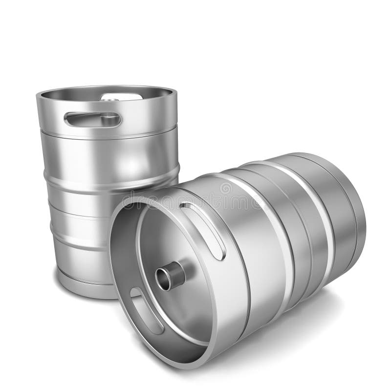 Metal beer keg stock illustration. Illustration of lager - 27989283
