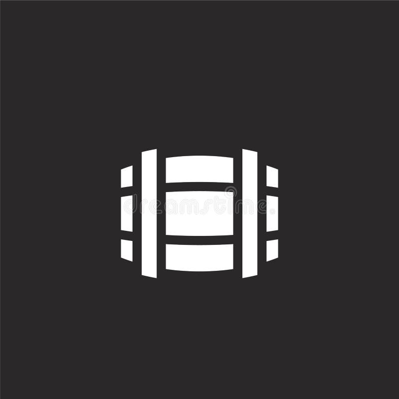 Beer Keg Icon. Filled Beer Keg Icon for Website Design and Mobile, App ...