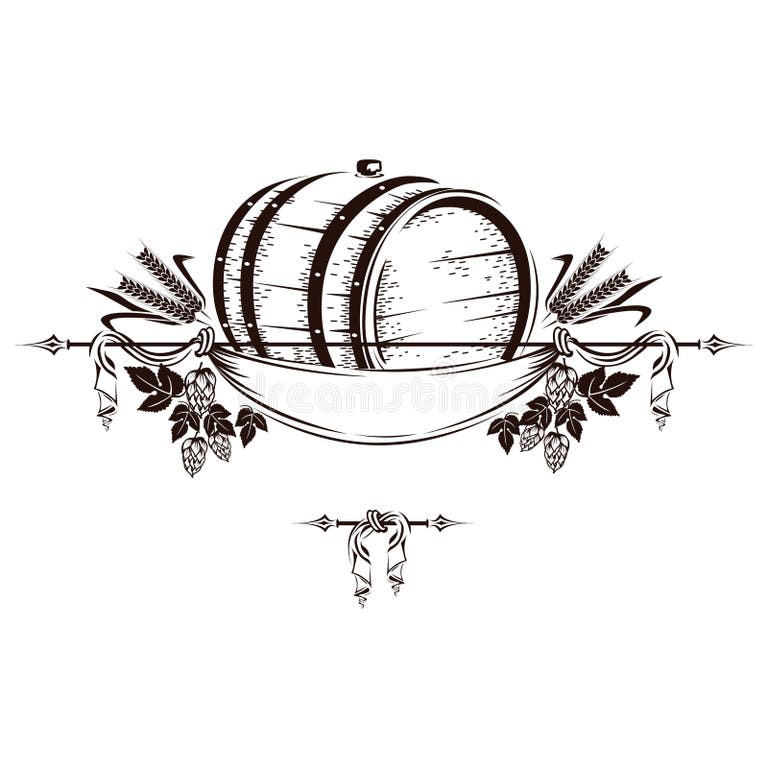 Beer label with empty tape stock vector. Illustration of menu - 101615534