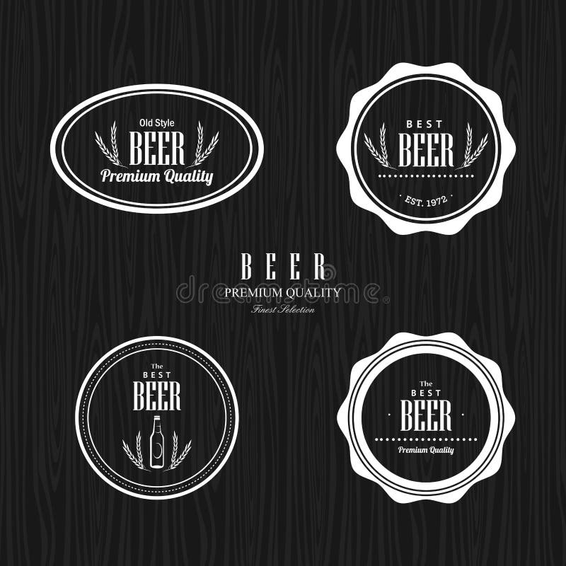 Beer labels stock vector. Illustration of white, decorative - 42106777