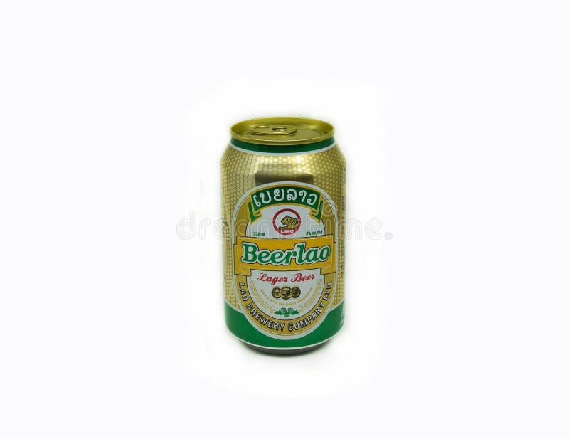 Beer lao editorial stock image. Image of lager, alltag - 80269389