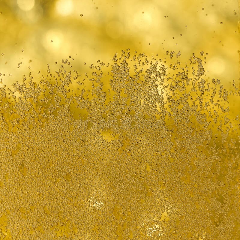 Beer. Light Beer with Bubbles and Foam Background Stock Photo - Image ...