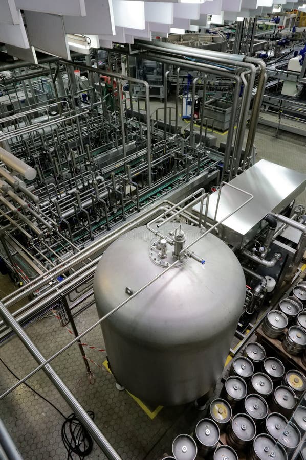 Beer making plant stock image. Image of ductwork, production - 32631055