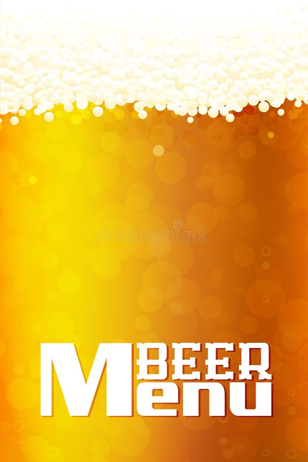 Beer bar menu design. stock vector. Illustration of black - 72655616