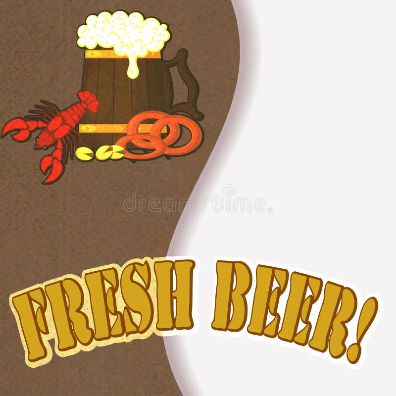 Beer menu. stock vector. Illustration of cartoon, sign - 61561597