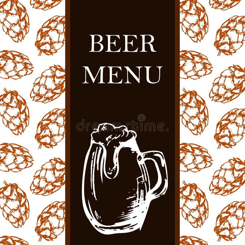 Beer Menu. Retro Card or Flyer. Restaurant Theme. Business Cards ...