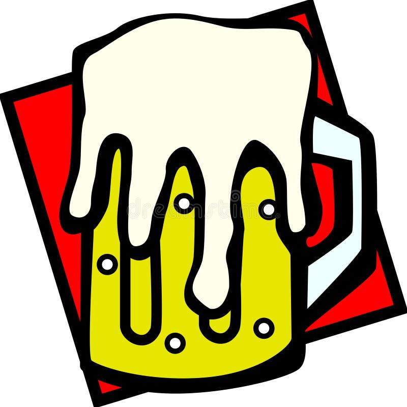 Beer Fish stock vector. Illustration of foam, smile, underwater - 20537093