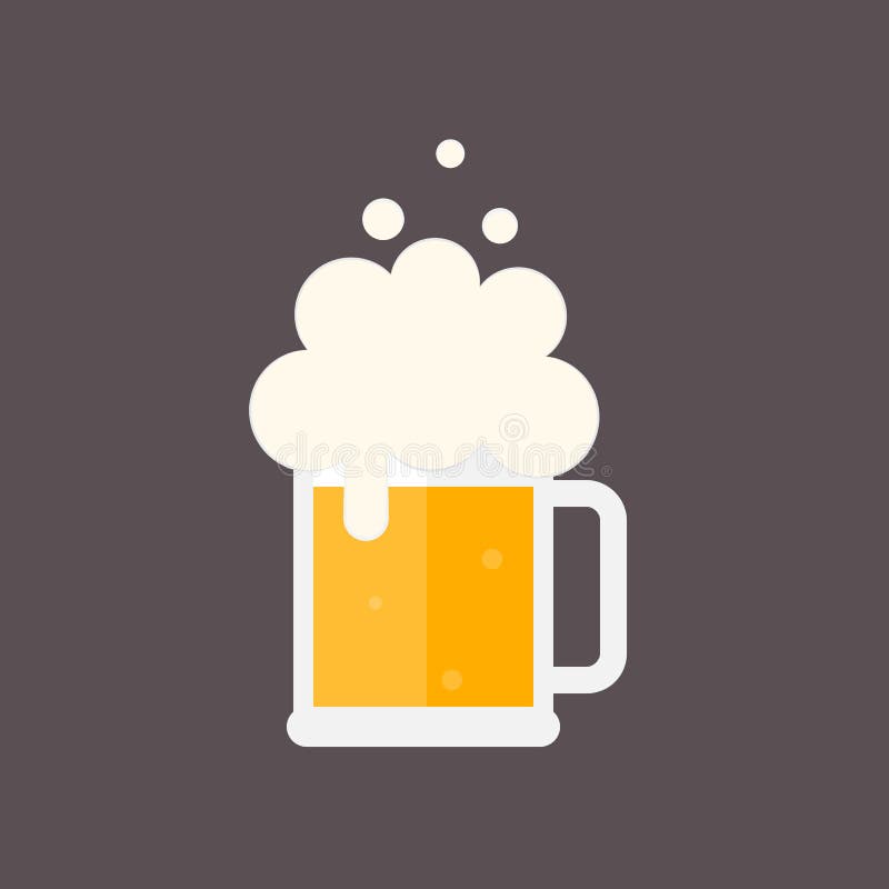 Foamy Mug of Beer Pop Art Retro Stock Vector - Illustration of cool ...