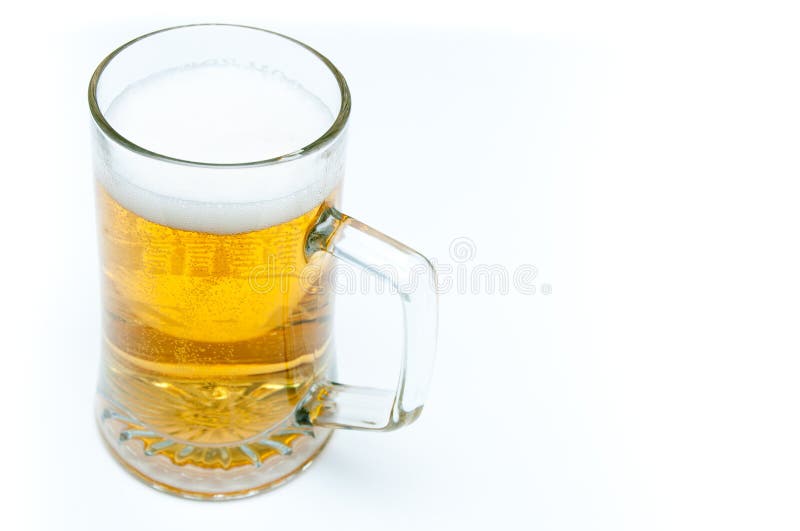 Beer mug full of beer stock photo. Image of alcohol, foam - 30497950