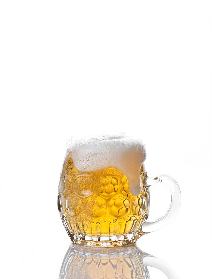 Beer mug stock image. Image of celebration, lager, bubbles - 13601761