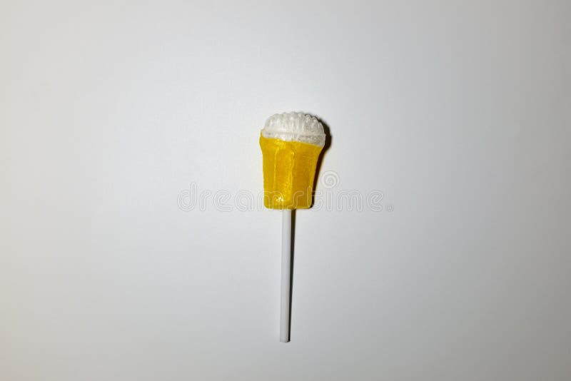 Beer Mug Shaped Soda Lollipops Stock Image - Image of happy, valentine ...