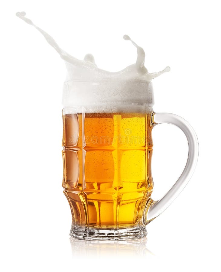 Beer splash stock photo. Image of glass, splash, cold - 62478556