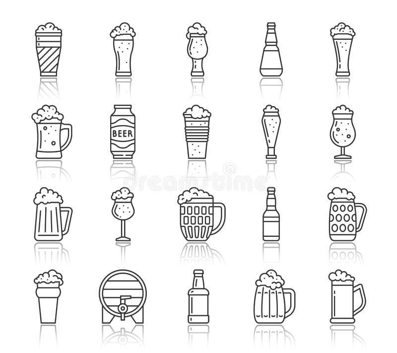 Can Beer Simple Black Line Ale Drink Vector Icon Stock Vector ... Can Beer Simple Black Line Ale Drink Vector Icon Stock Vector ...