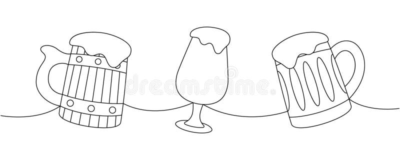 Beer Drawing Line Stock Illustrations – 9,257 Beer Drawing Line Stock ...