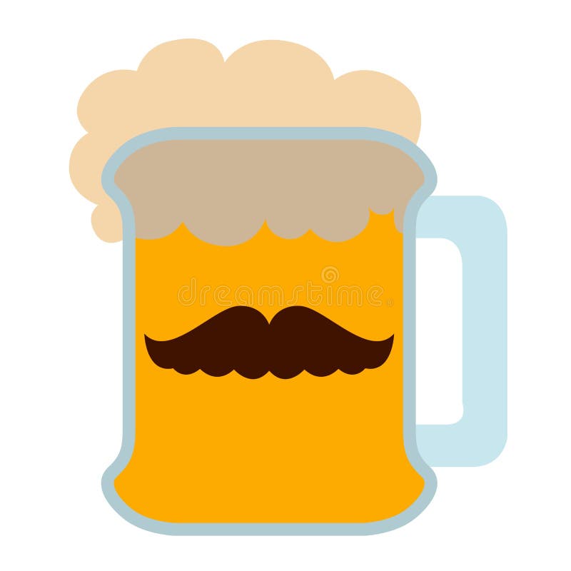 Mustache Beer Stock Illustrations – 1,966 Mustache Beer Stock ...