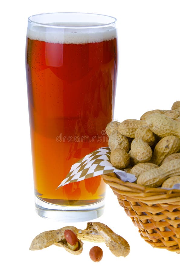 Beer and peanuts stock photo. Image of cool, foam, beer - 31927018