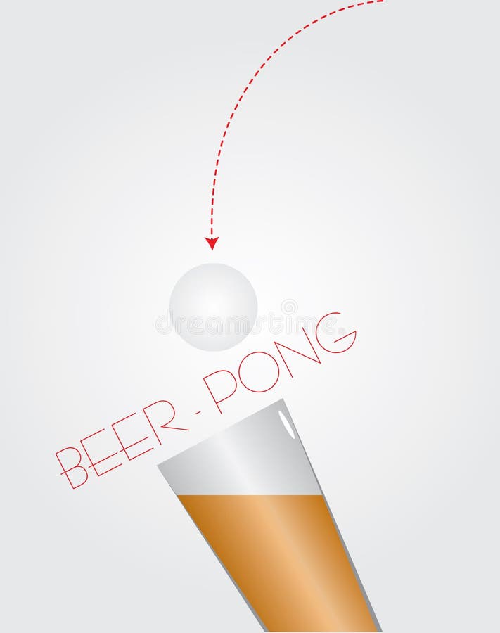 Beer - ping pong stock vector. Illustration of competition - 122534268