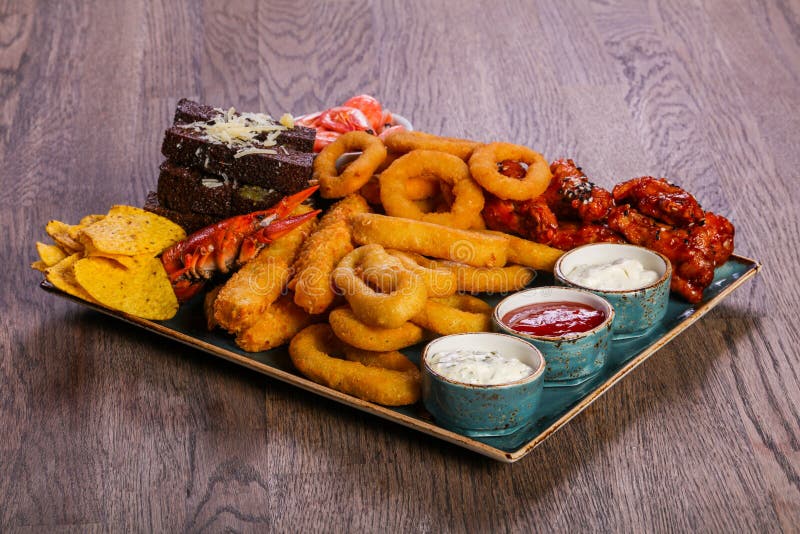 Beer plate snack stock image. Image of dish, delicious - 120590123
