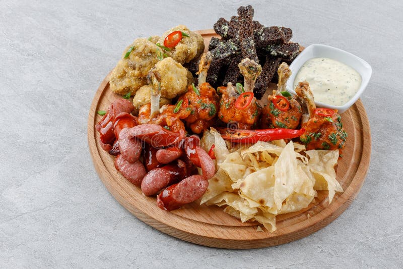 Beer Plate on Stone Background Studio Food Photography 1 Stock Photo ...