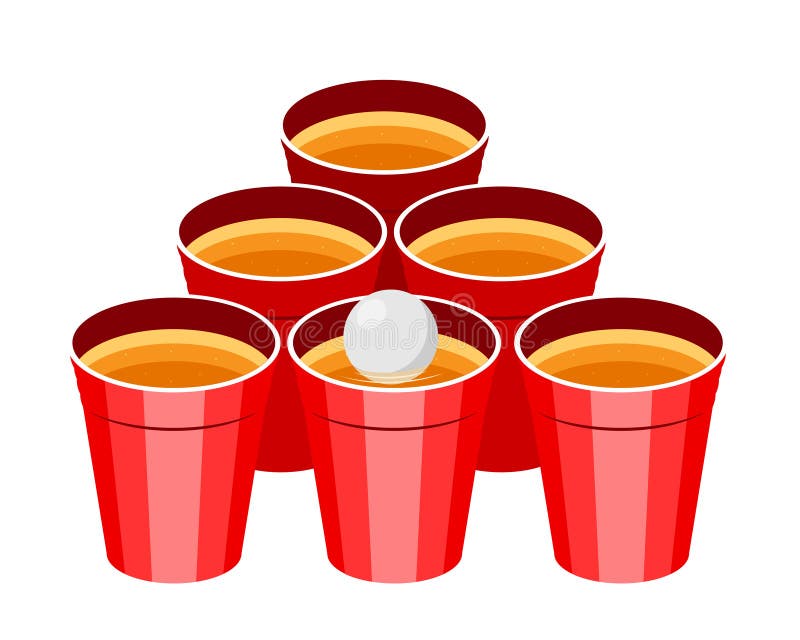 Beer Pong Stock Illustrations – 188 Beer Pong Stock Illustrations ...
