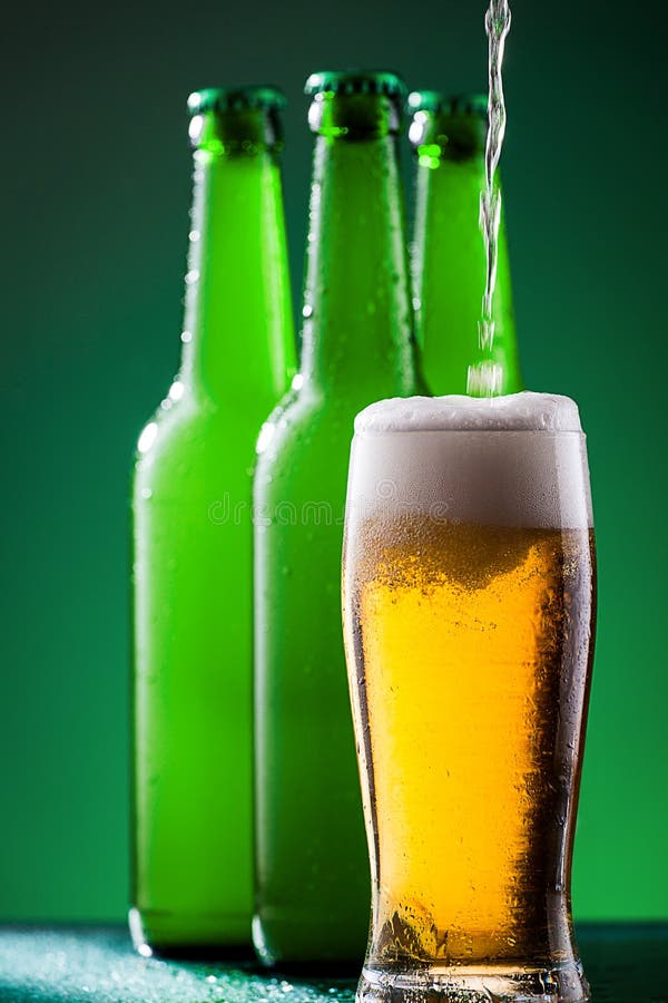 Beer pouring stock photo. Image of froth, drop, full - 37736994