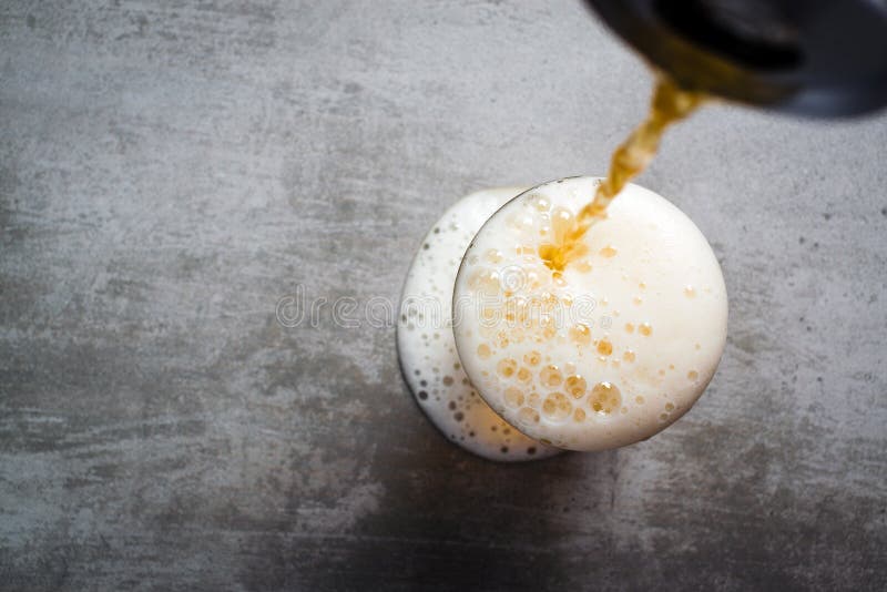 Spilled beer on floor stock image. Image of closeup, liquidity - 1849933