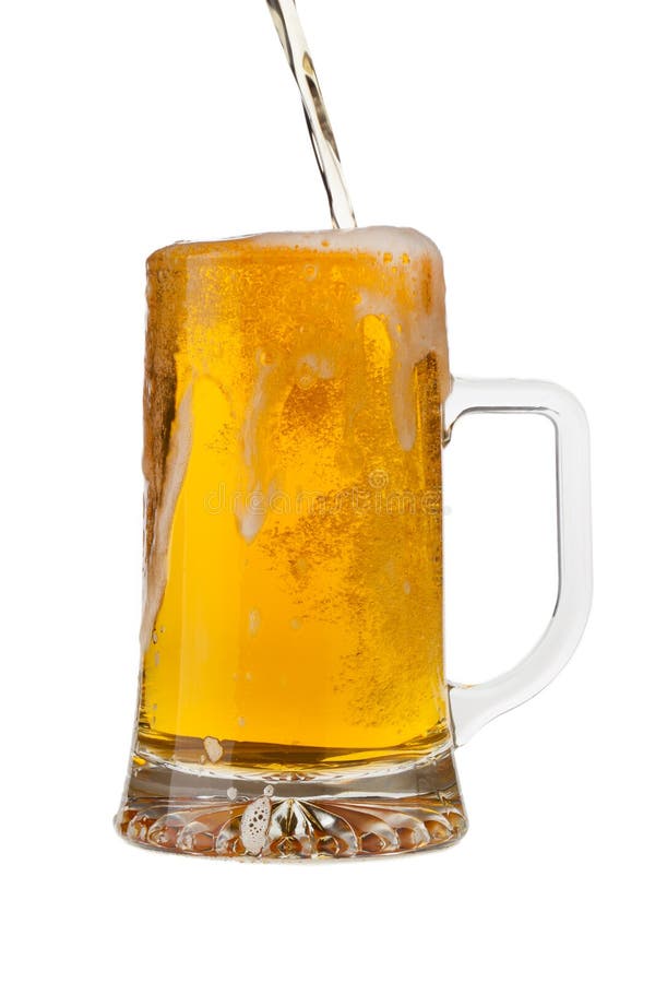 Beer pouring stock image. Image of throat, full, alcoholic - 39979647