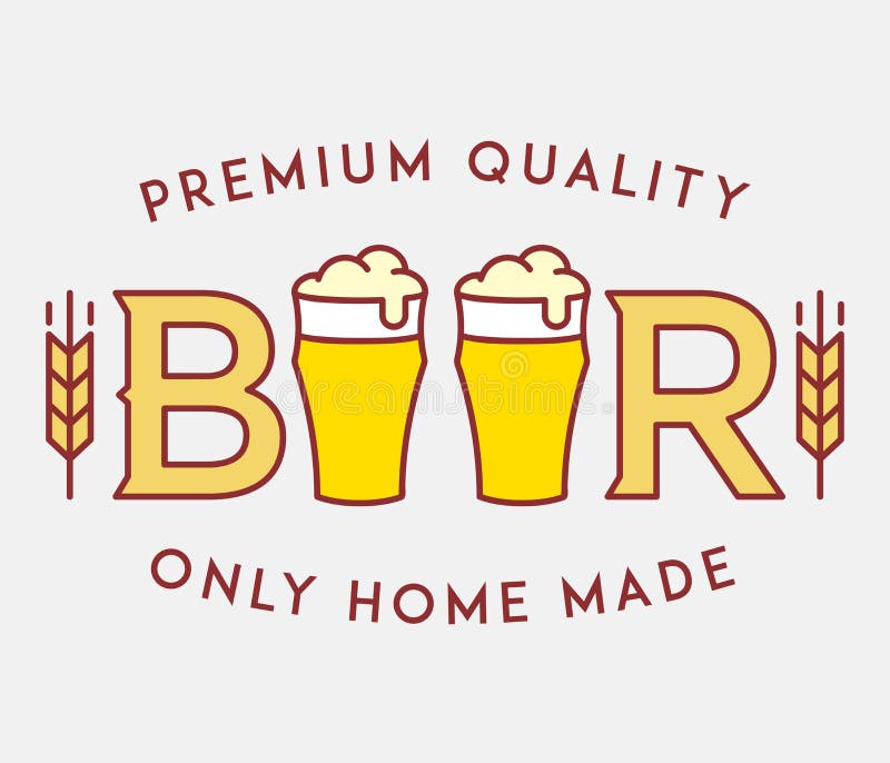 Beer premium quality stock illustration. Illustration of brew - 130667786